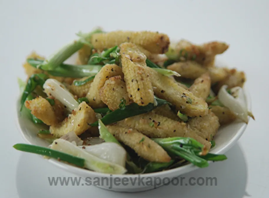 how to make baby corn salt and pepper