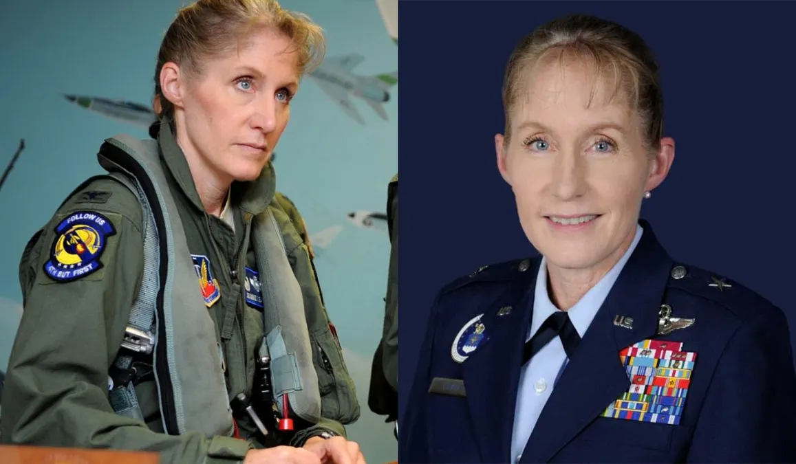 Who Is Jeannie Leavitt? US Air Force's First Female Fighter Pilot And ...