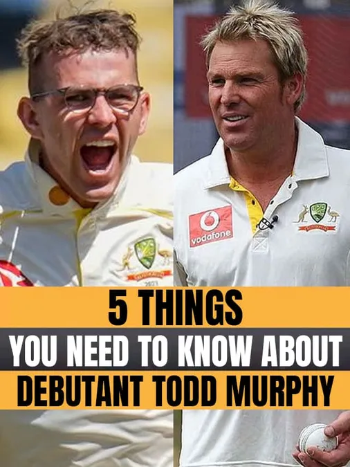 5 things you need to know about debutant Todd Murphy