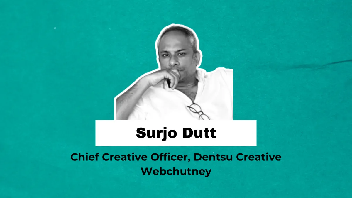Dentsu Creative promotes Surjo Dutt to CCO - Dentsu Creative Webchutney