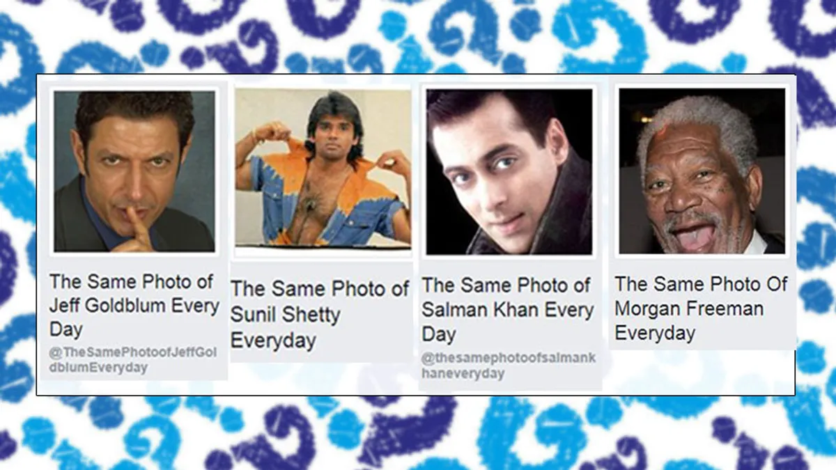 There is a page for The Same Photo Of Morgan Freeman everyday. And that ...