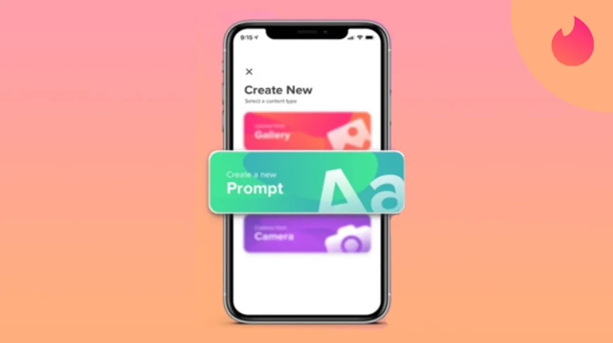 Tinder introduces Prompts to help express yourself