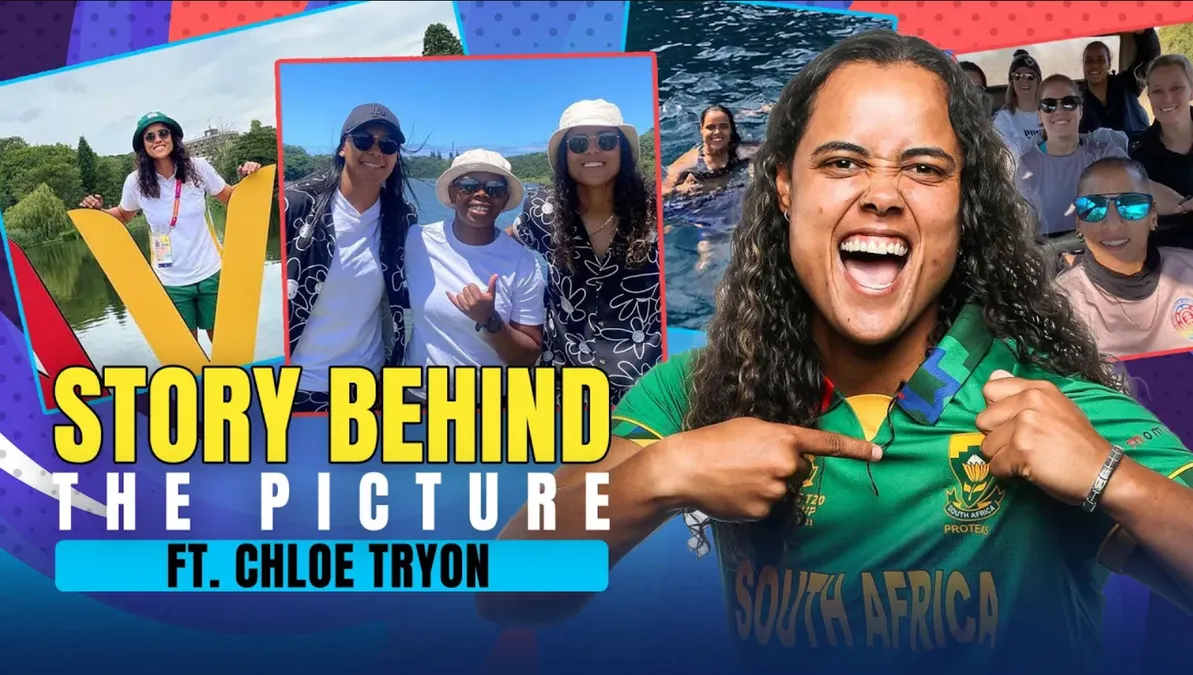 Mumbai Indians' all-rounder Chloe Tryon I Story behind the picture