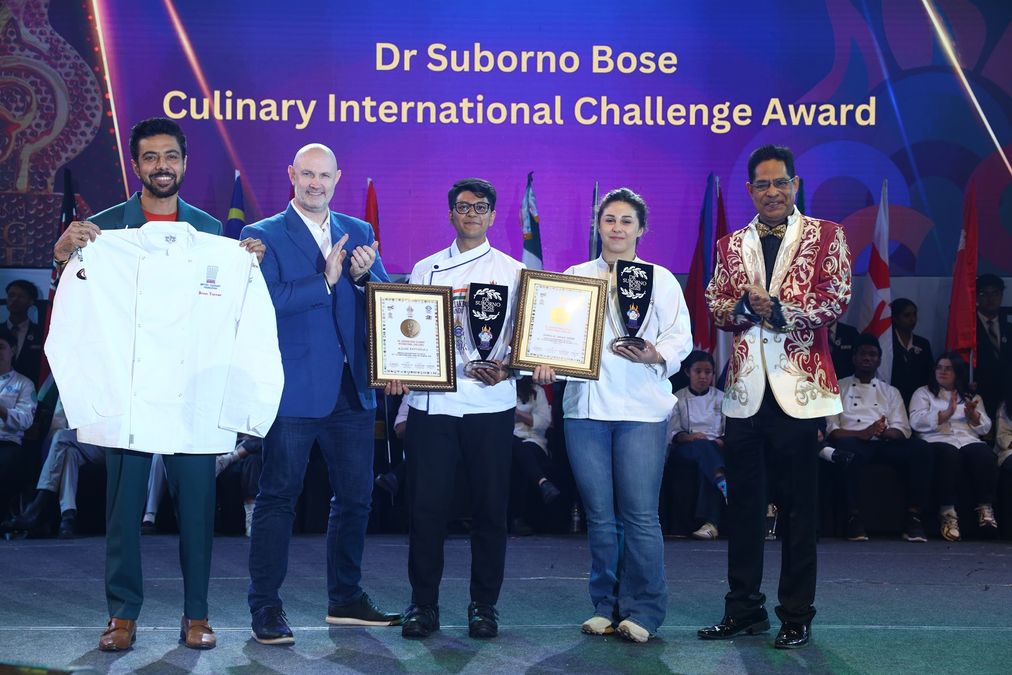 England Wins IIHM’s Young Chef Olympiad; India-UAE Lift Dr. Suborno Bose Challenge Trophy