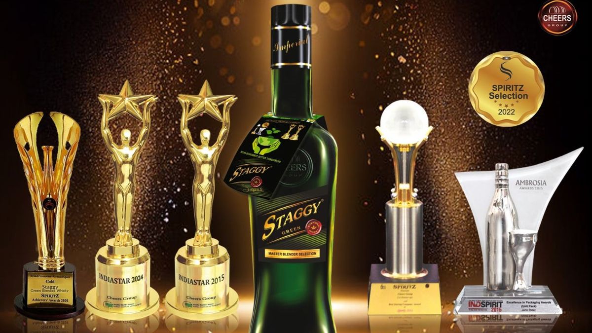 National Award-winning Staggy Whisky Cheers National Capital Delhi