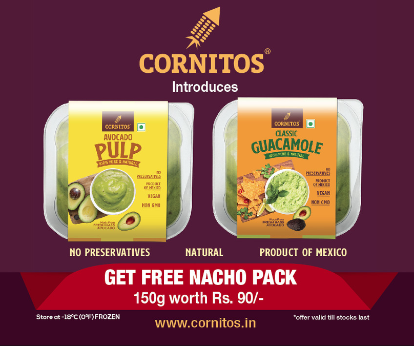 For the first time Cornitos launches Avocado pulp and dip