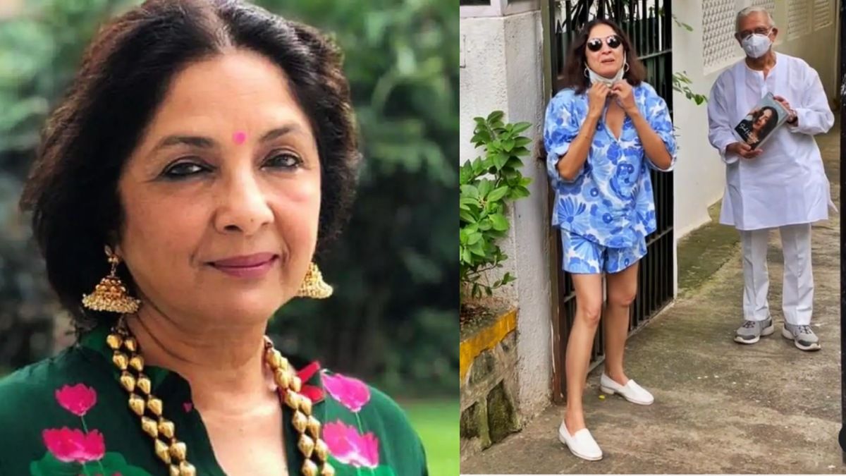 Nina Gupta: 'শর্টস' পরে গুলজারের সঙ্গে সাক্ষাৎ! চরম 'ট্রোলড' নীনা ...