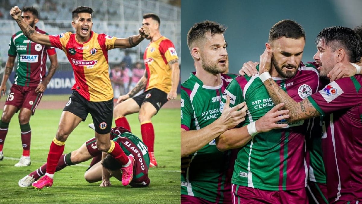 ISL Derby East Bengal vs Mohun Bagan: যুবভারতীতে মুখরক্ষা বাগানের, দু ...