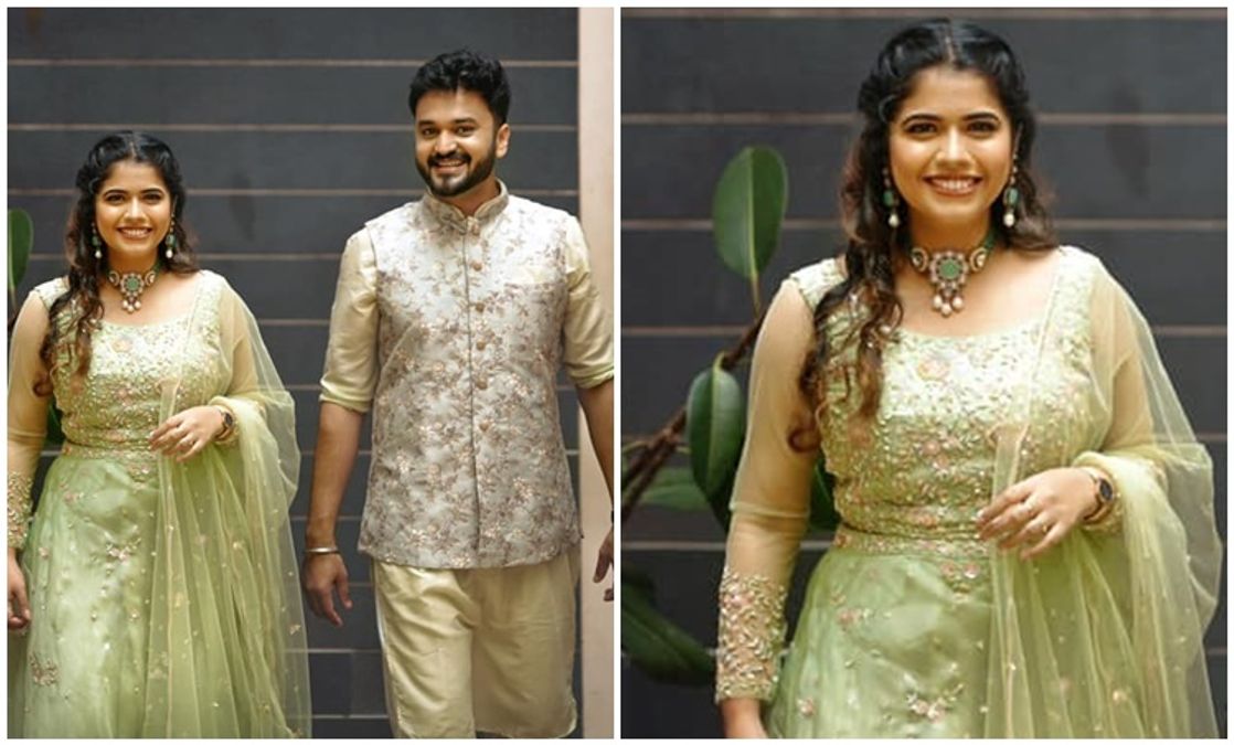 'സരിഗമപ' താരം കീർത്തന വിവാഹിതയാവുന്നു; ചിത്രങ്ങൾ