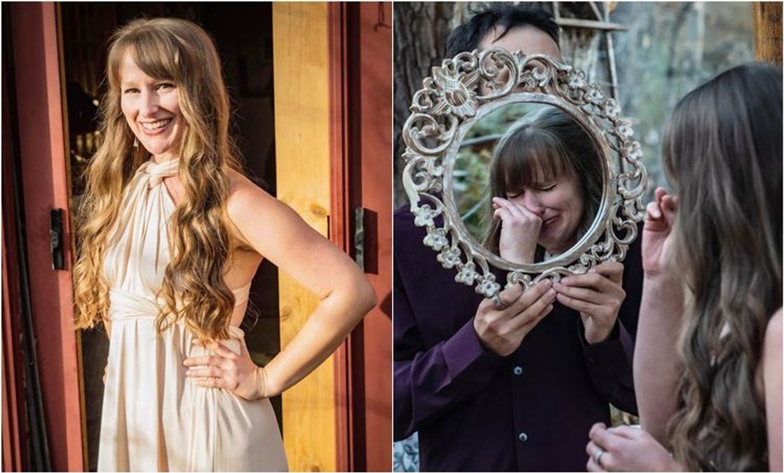 കാമുകനുമായി വേർപിരിഞ്ഞു, സ്വയം വിവാഹിതയായി യുവതി