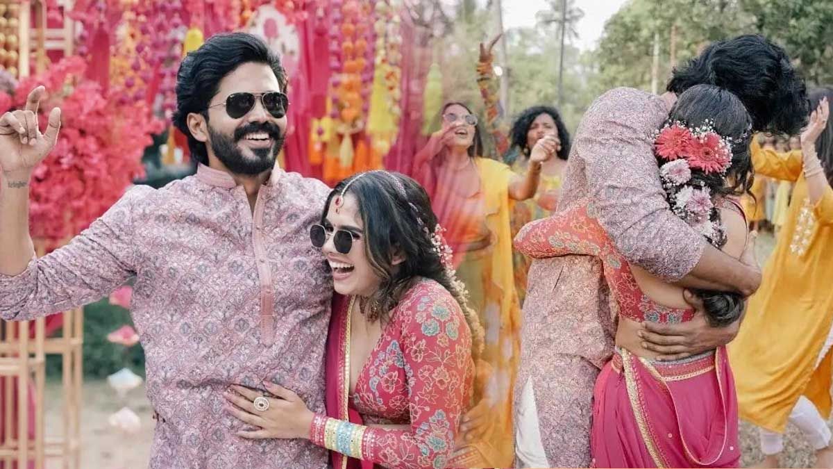 ഹൽദിയും ആഘോഷമാക്കി ജിസ്‌മയും വിമലും; ചിത്രങ്ങൾ