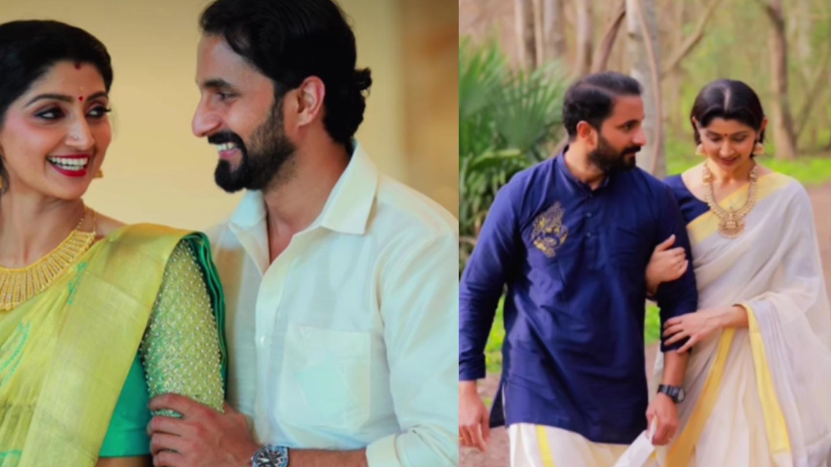 എന്നെന്നും ഒരുമിച്ച്; വിവാഹ വാർഷികാശംസകളുമായി ദിവ്യ ഉണ്ണി