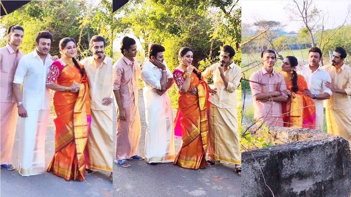 ഭാര്യയ്ക്കും മക്കൾക്കുമൊപ്പം റിയാസ് ഖാൻ വീഡിയോ വൈറൽ