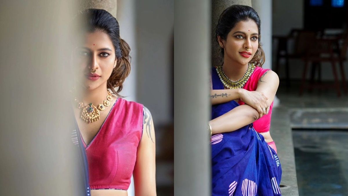 കൈത്തറിയിൽ അൽപ്പം ട്വിസ്റ്റ്; ശ്രദ്ധ നേടി ശോഭയുടെ ഫോട്ടോഷൂട്ട്