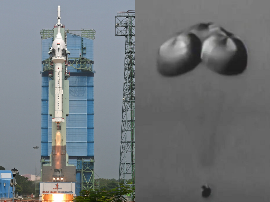 India's ISRO successfully launches 1st test flight for crewed space ...