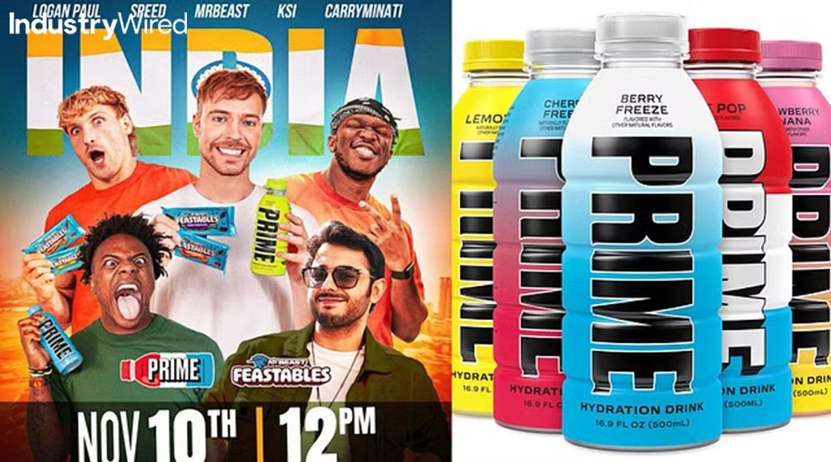 PRIME & Feastables Launch in India with Star Collab Tease