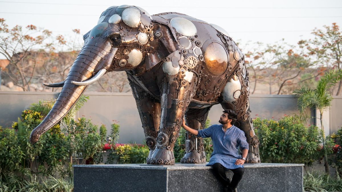 Indore's Deval Verma is Transforming Scrap Metal into Stunning Global Art!