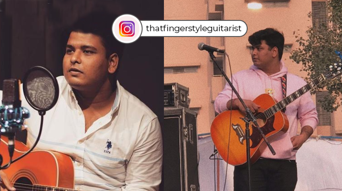 Meet Shrey Gupta from Delhi, a fingerstyle guitarist, singer, and multi ...