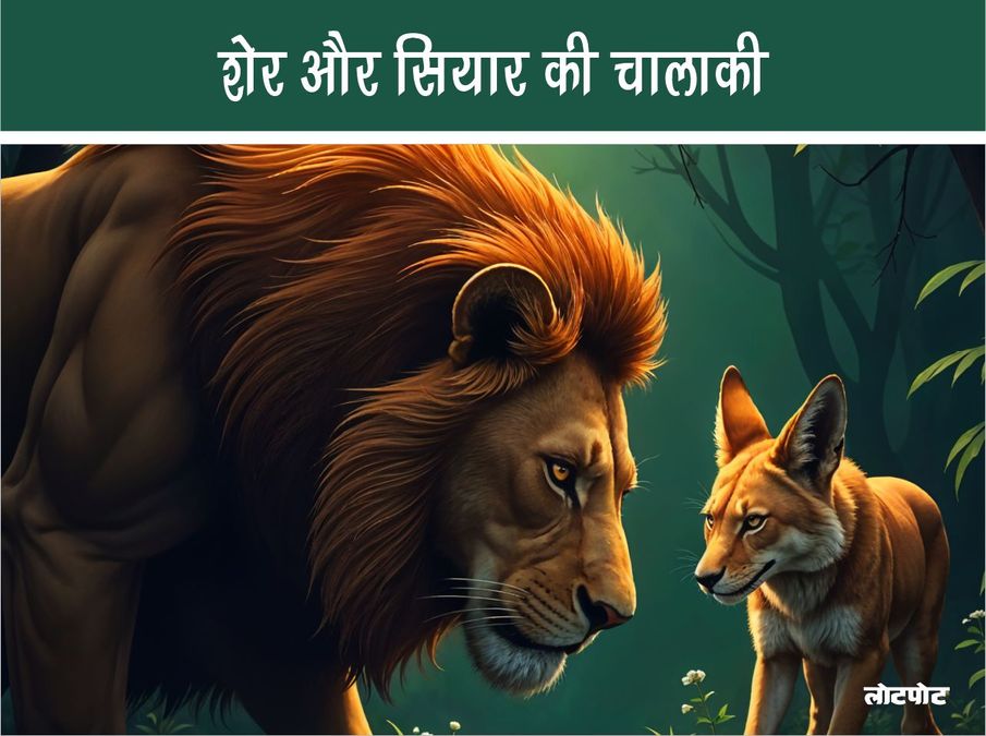 जंगल की कहानी : शेर और सियार की चालाकी