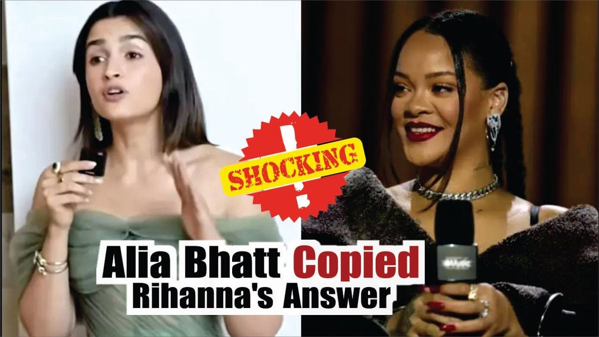 Alia Bhatt Copied Rihanna's Answer At The Forbes Event? She Gets ...