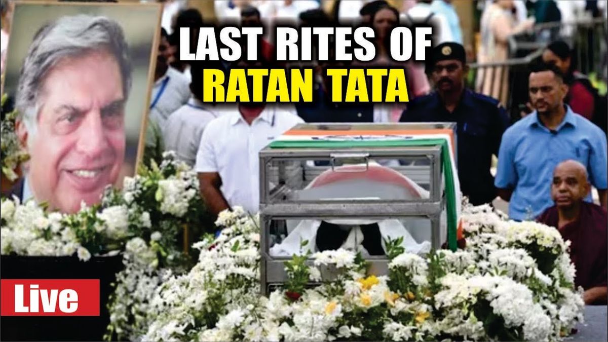 LIVE : Last Rites of Ratan Tata l Ratan Tata Antim Video l Ratan Tata ...