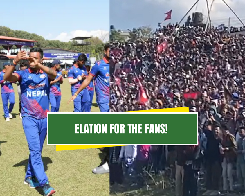 WATCH: Fans in Nepal goes crazy after their team qualifies for T20 ...