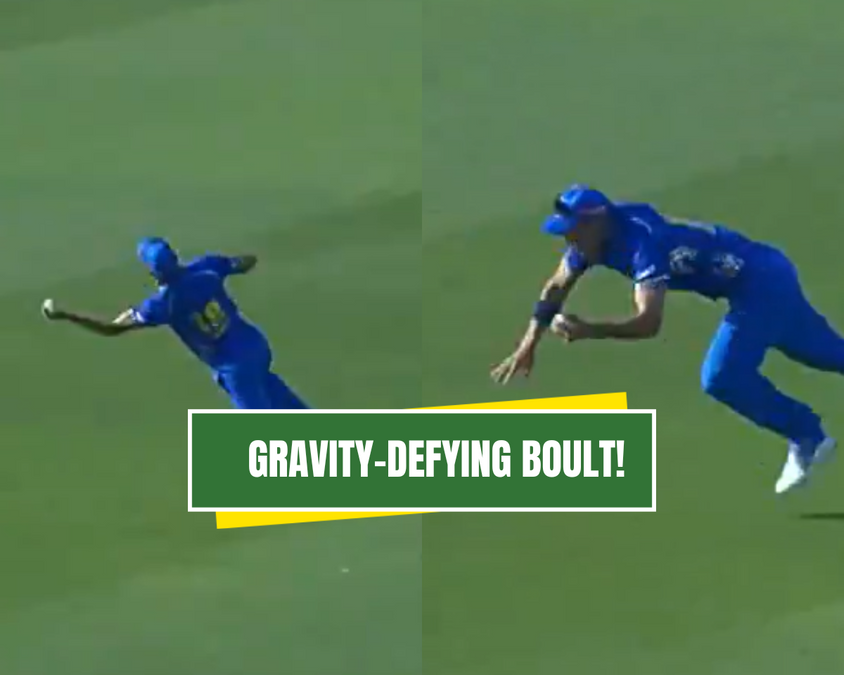 WATCH: Trent Boult takes mind-boggling catch to dismiss Laurie Evans in ILT20 game