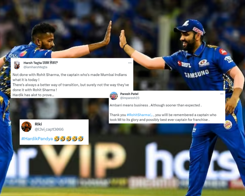 ‘Not done with Rohit Sharma’ – Fans give mixed reaction to Hardik Pandya being named Mumbai ...