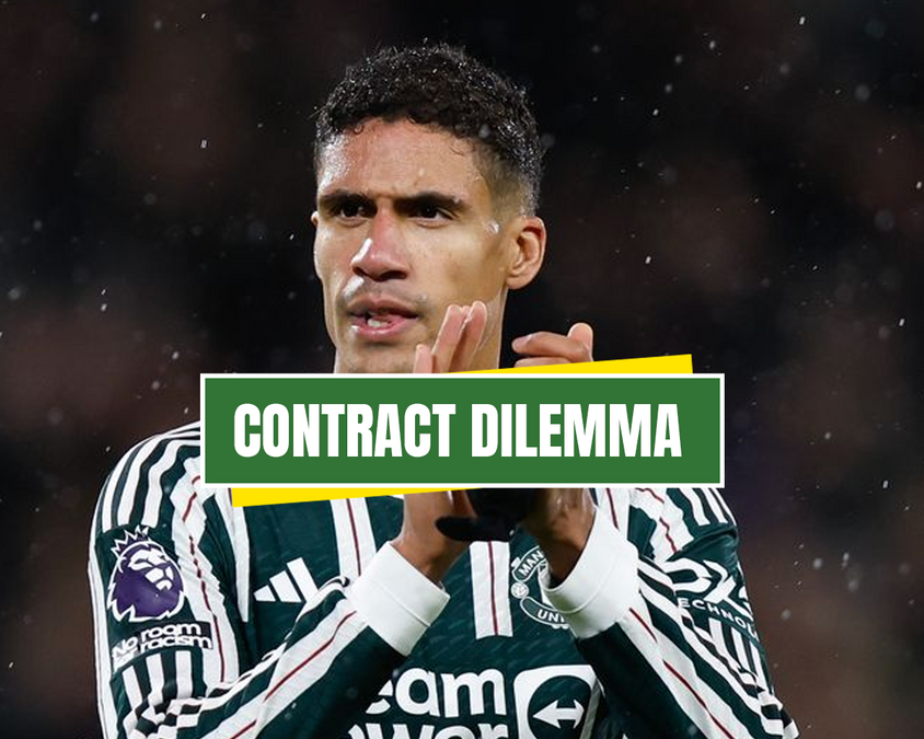 Manchester United shows no interest in extending contract with Raphael ...