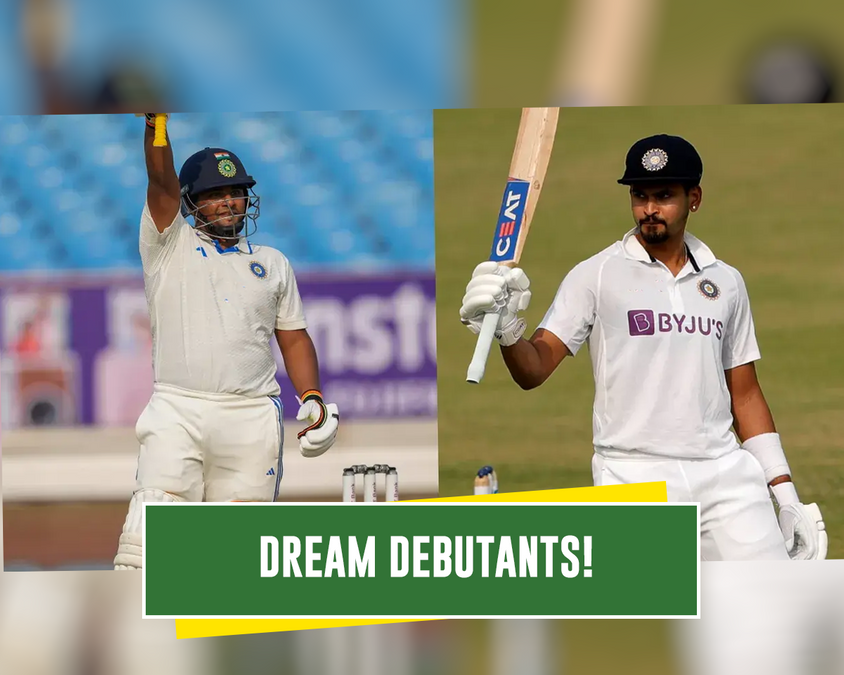 Cricketers who achieved back-to-back fifties in debut Test matches