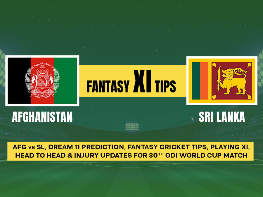 ODI Cricket World Cup 2023: AFG vs SL Dream11 Prediction, Playing XI, Head-to-Head Stats, and ...