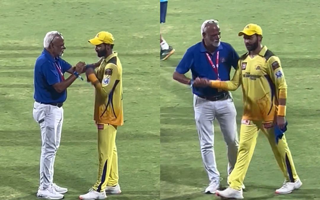 Watch: Ravindra Jadeja involves in animated chat with CSK CEO after rumored spat with MS Dhoni ...