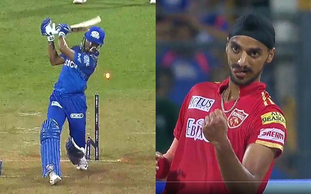 ‘Toota hai Mumbai ka stump’ - Fans react as Arshdeep Singh breaks LED ...
