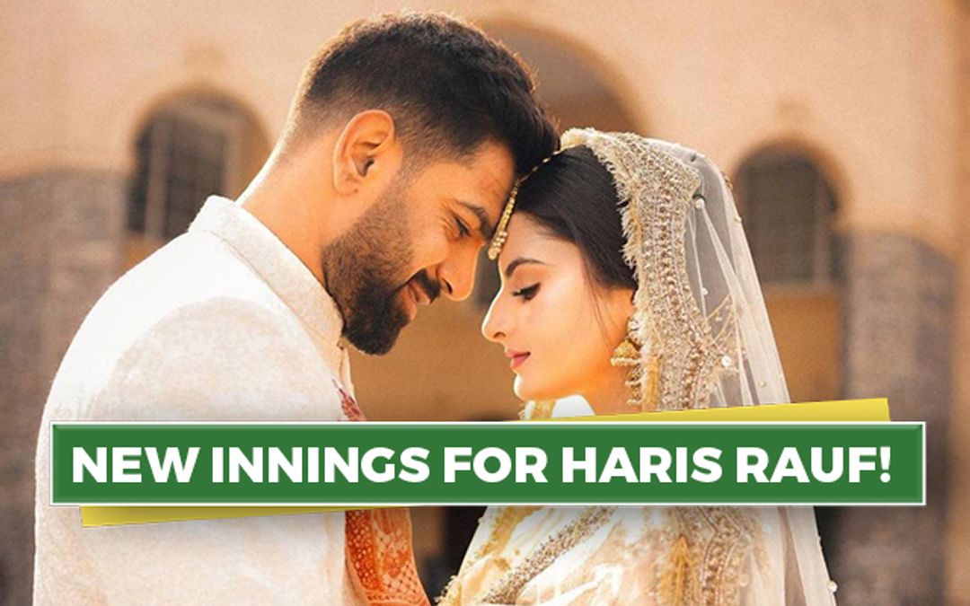 Watch: Pakistan fast bowler Haris Rauf marries his classmate in closed ...