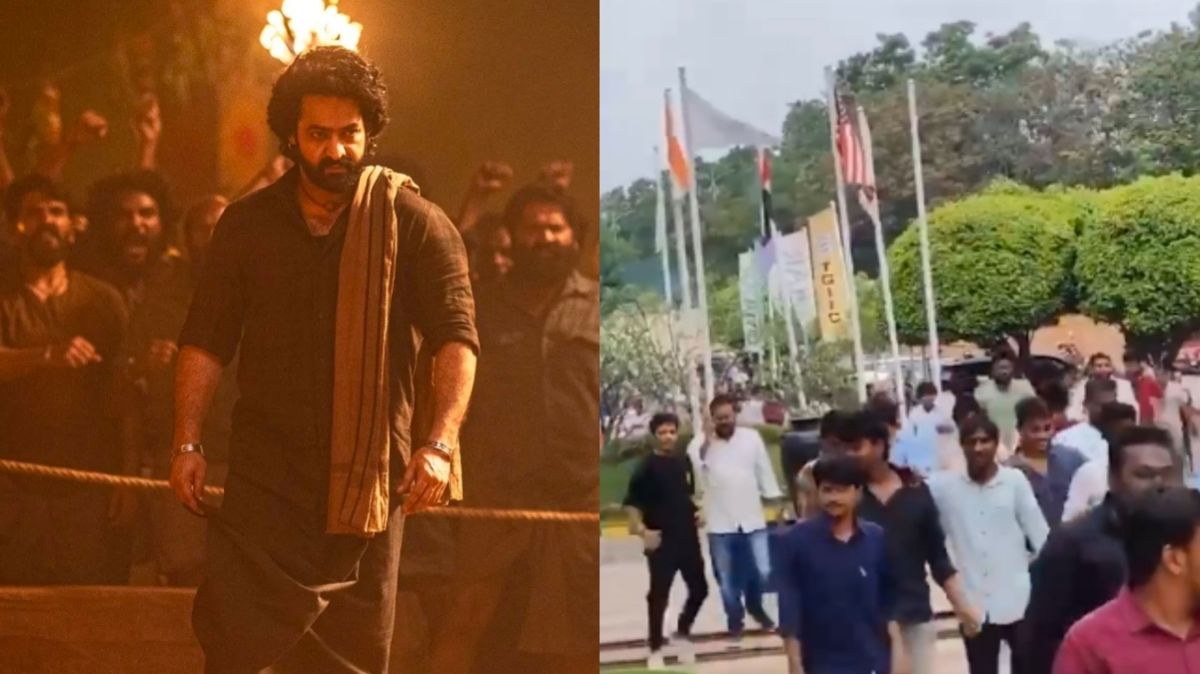 Jr. NTR fans Overcrowded place, Devara Pre-release Event Cancelled