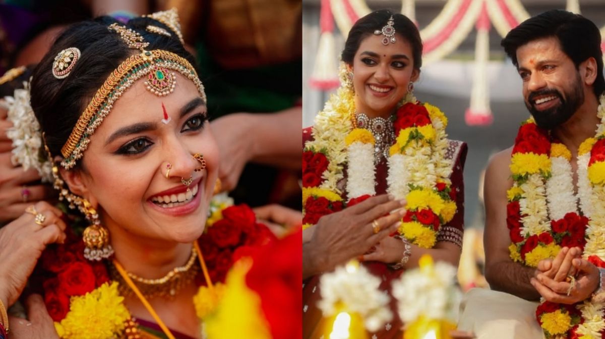 Keerthy Suresh and Antony Thattil's first wedding pictures out