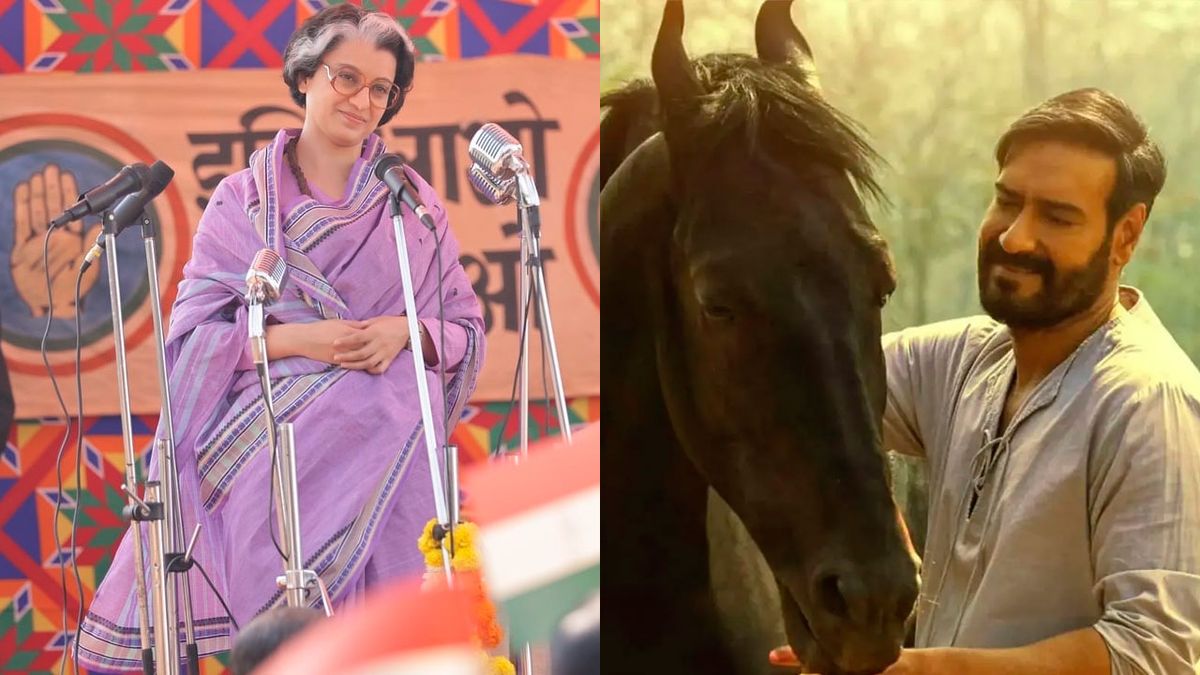 Kangana Ranaut's Emergency leads over Aaman Devgan and Ajay Devgn's ...