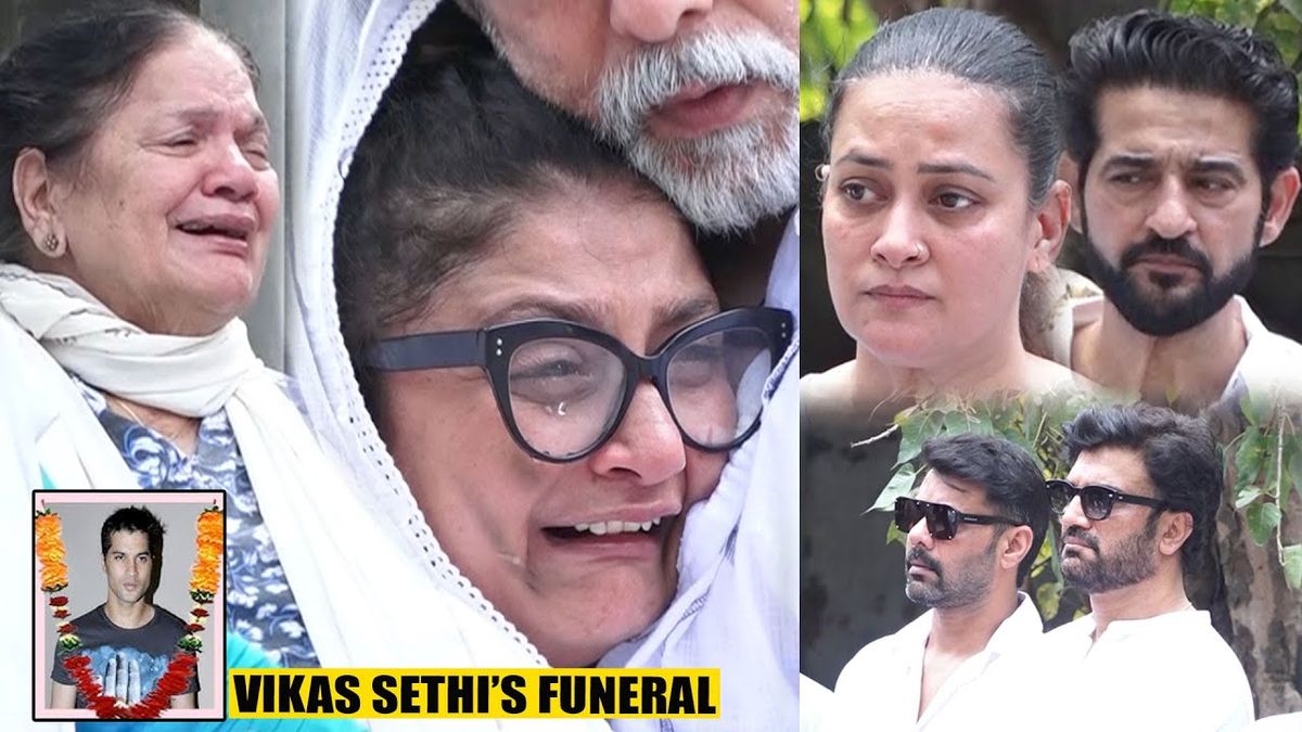 Sharad Kelkar, Hiten Tejwani and TV Celebs At Vikas Sethi's Funeral