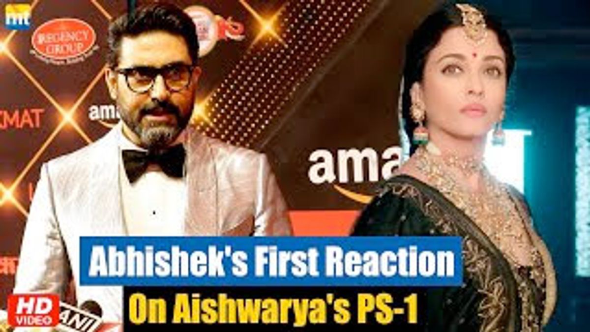 Exclusive : Abhishek Bachchan's First Reaction On Wife Aishwarya Rai Bachchan's PS-1 at Lokmat ...