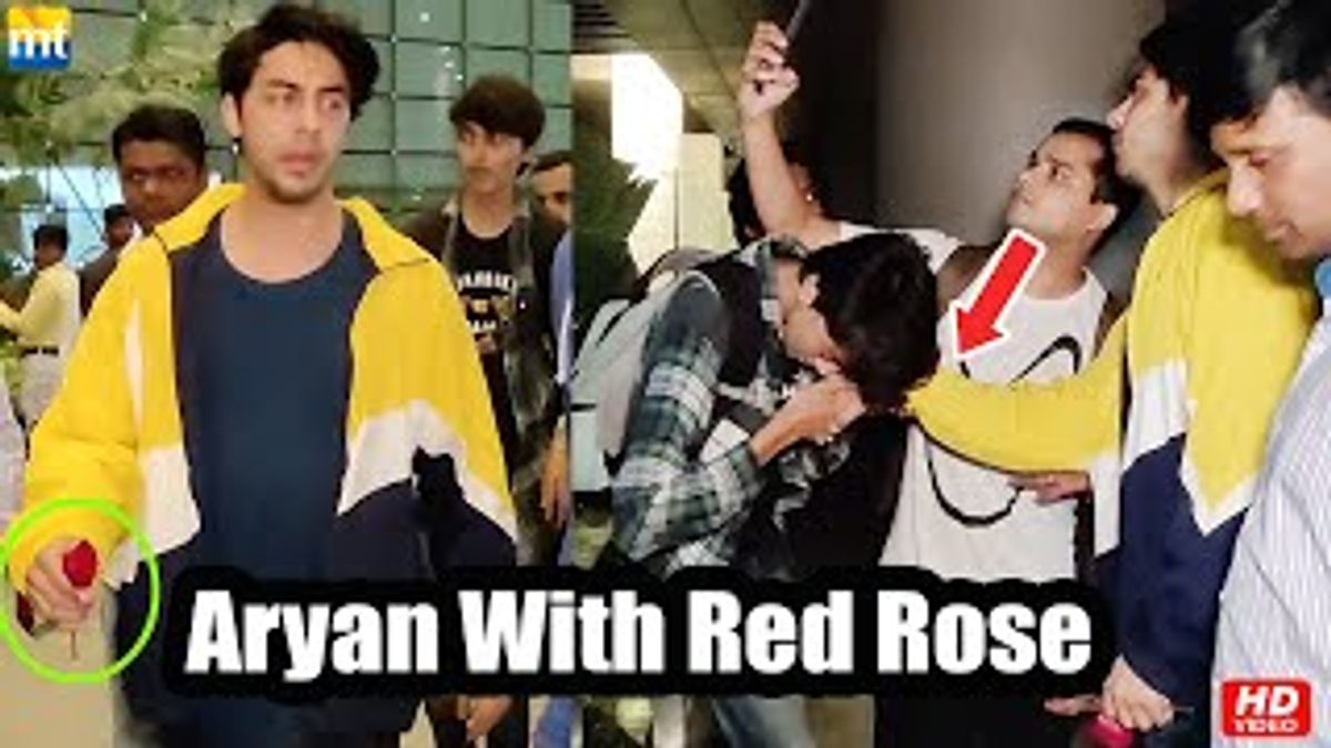 Shah Rukh Khan's Son Aryan Khan returns with Red Rose in hand, fans ...