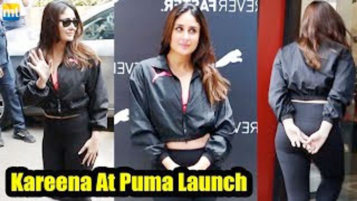 Kareena Kapoor looks charming in black at the Puma store launch in Mumbai