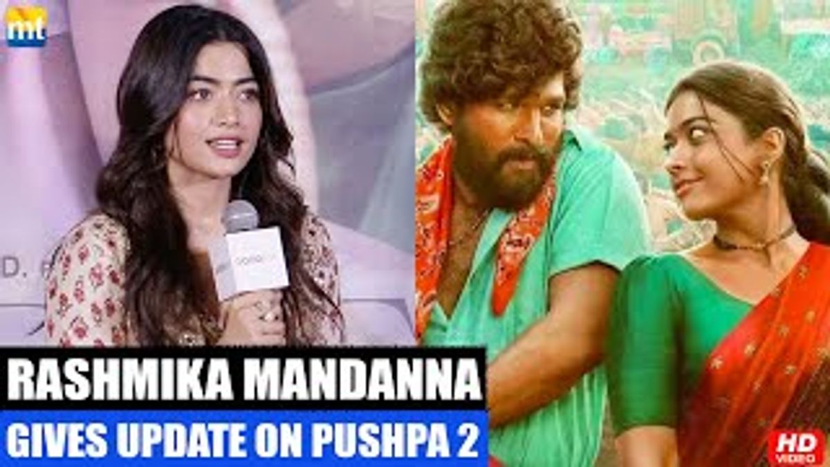 Srivalli Rashmika Mandanna gives an update on Allu Arjun's Pushpa 2 shooting At 'Goodbye ...