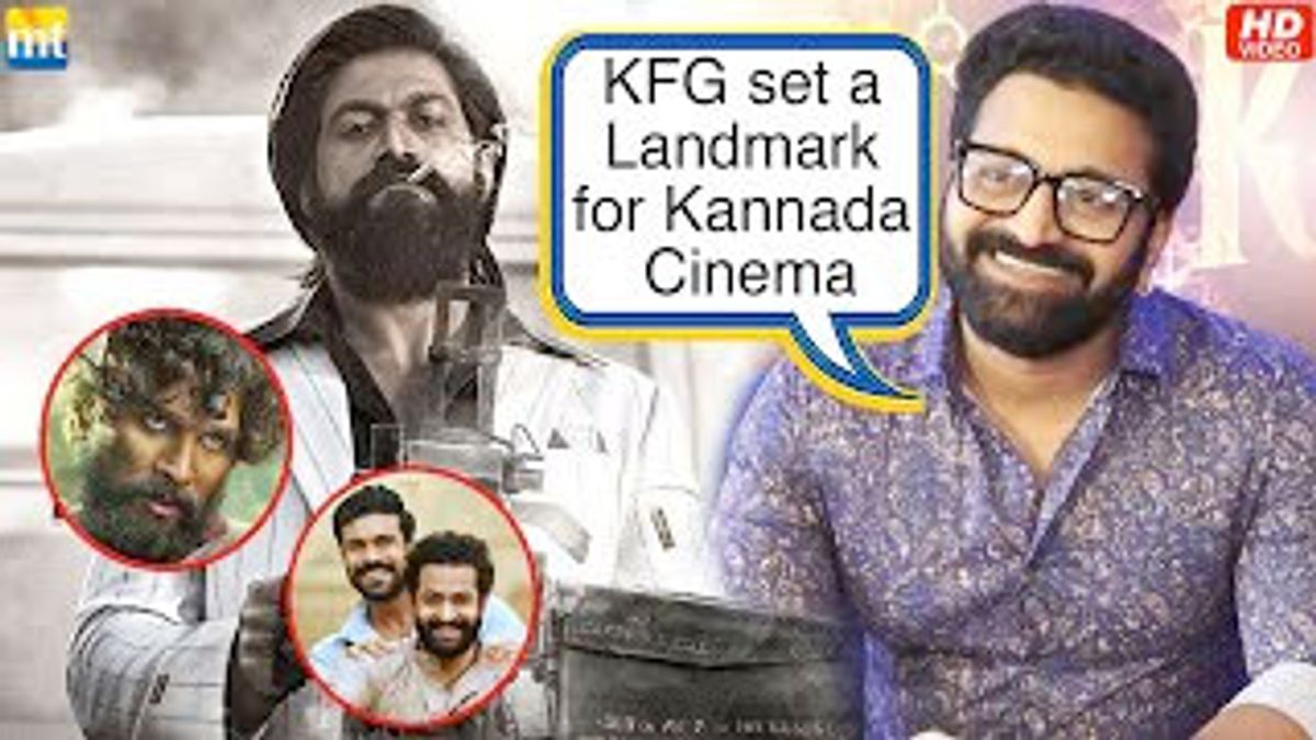 "KFG set a Landmark for Kannada Cinema," - Kantara Actor Rishab Shetty ...
