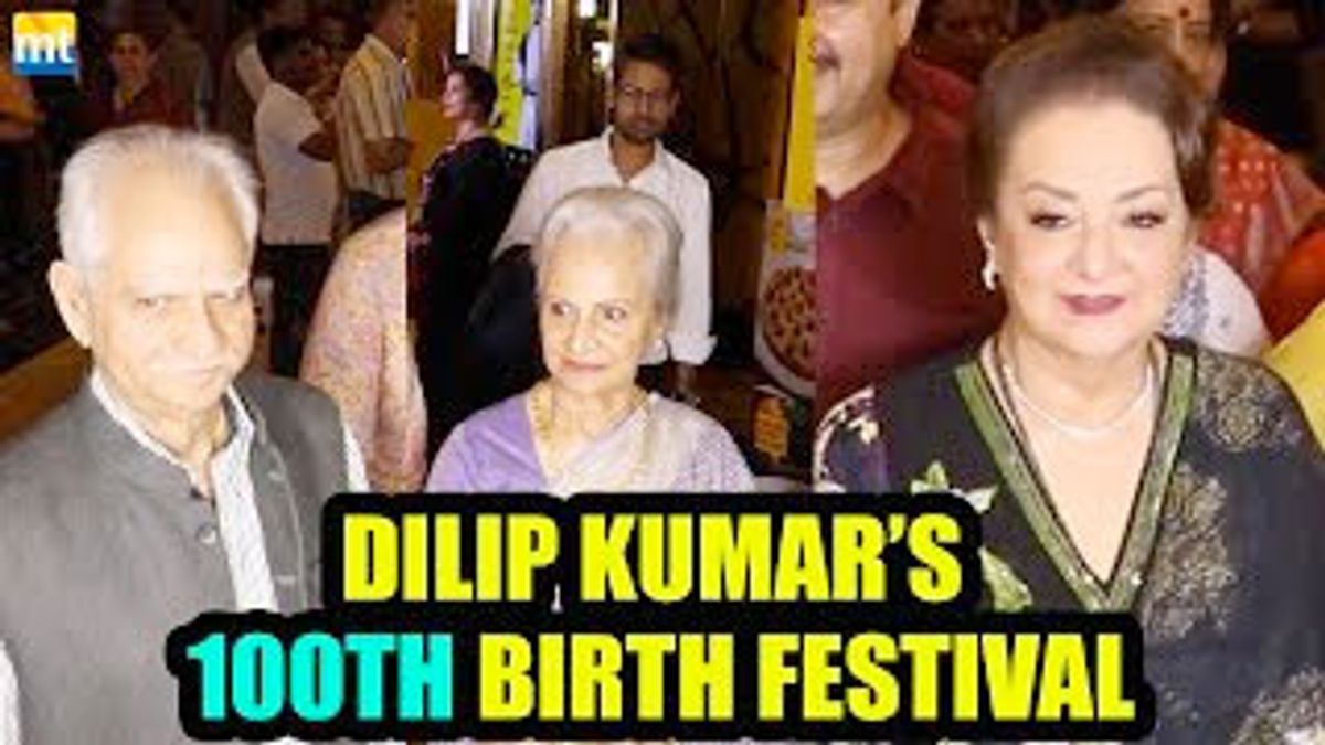 Dilip Kumar's 100th Birthday Festival | Saira Banu, Asha Parekh, Ramesh ...
