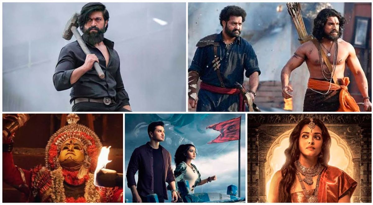 Year Ender 2022 : Top 5 Highest Grossing South Films In Hindi Belts