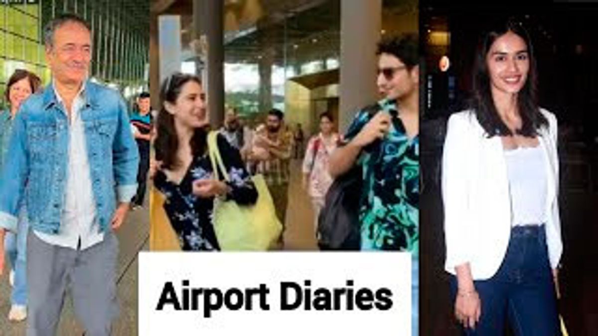 Sara Ali Khan-Ibrahim Ali Khan Return From Vacation, Rajkumar Hirani ...