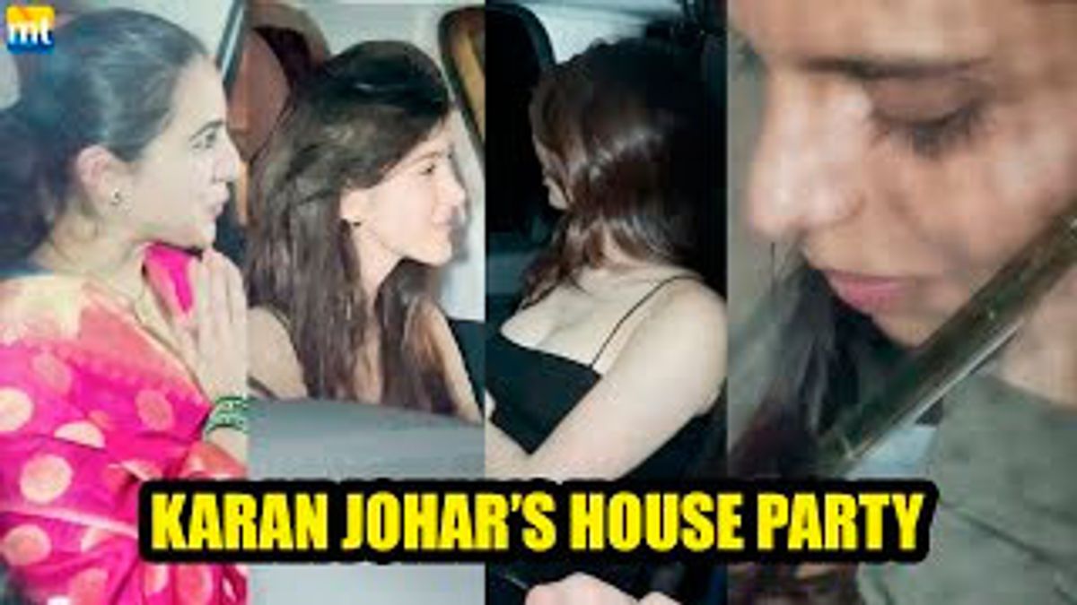 Suhana Khan, Sara Ali Khan, Khushi Kapoor, Shanaya Kapoor, Ibrahim Ali Khan And Others At Karan ...