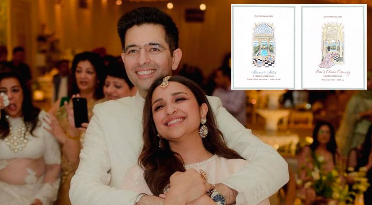 Parineeti Chopra and Raghav Chadha's Wedding Invitation Card Is Here; Check Date and Venue Details