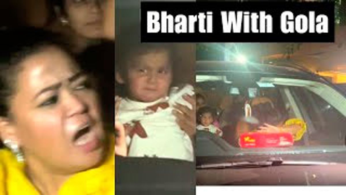 Bharti Singh's Son Gola MOBBED By Paps At Her Home - Watch Her Funny Video