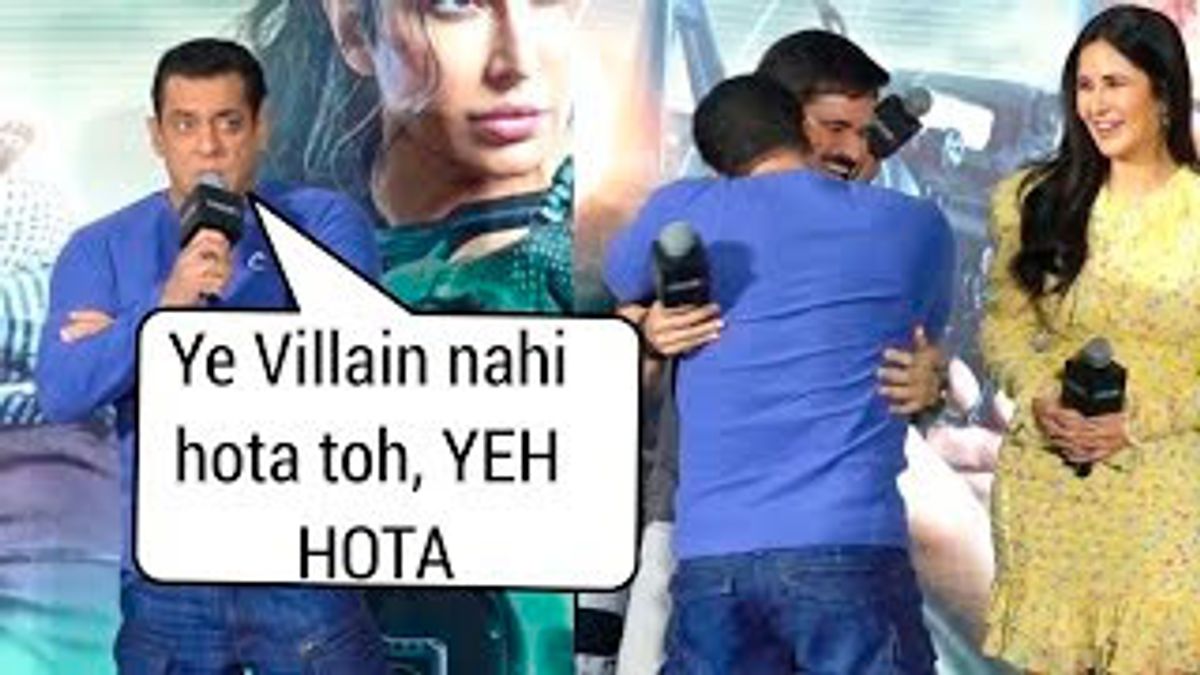 Salman Khan KISSES Emraan Hashmi To Tell Why He Didn't Have Kissing Scenes In Tiger 3